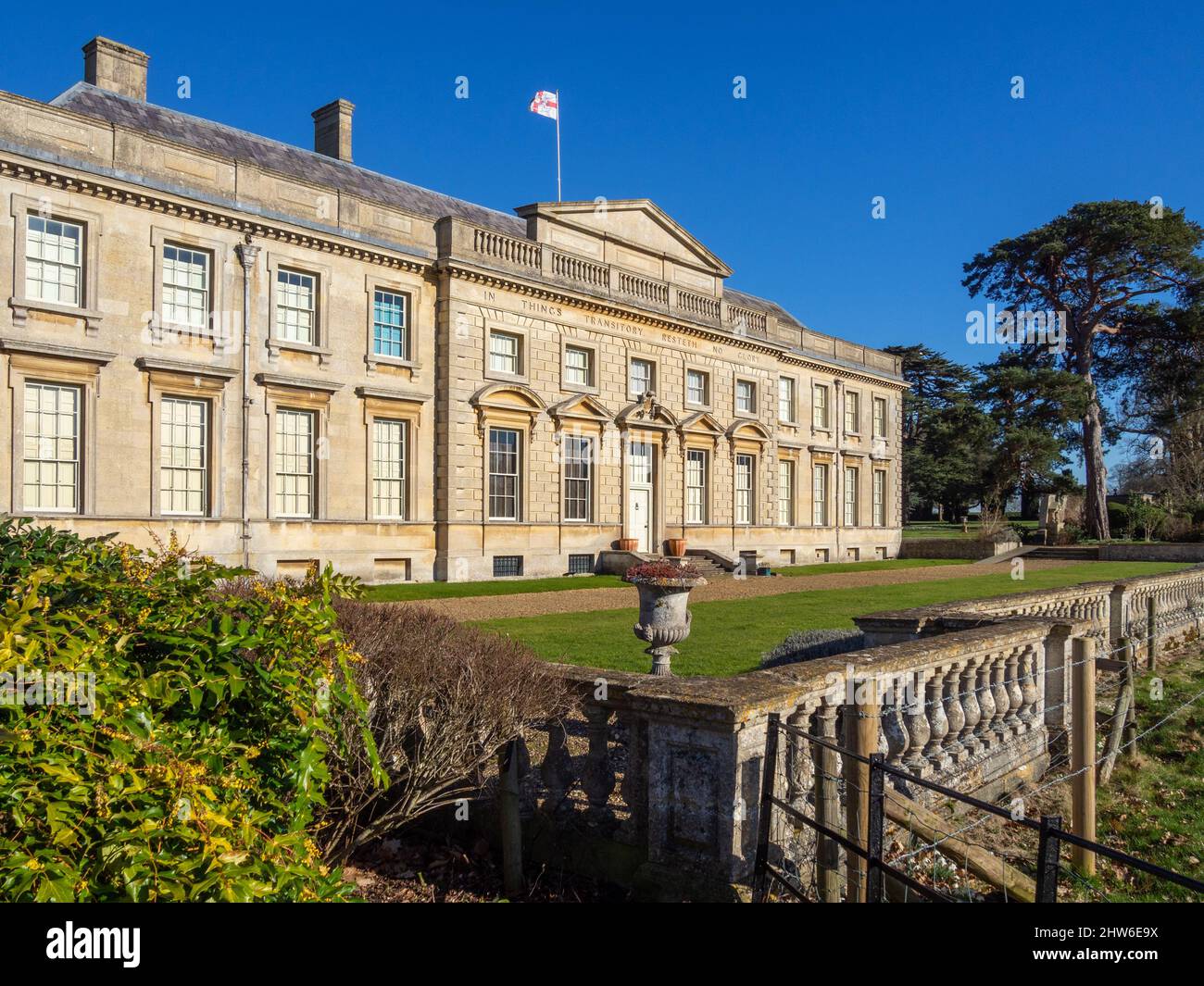Lamport Hall, a grand 16th century stately home for the Isham family ...