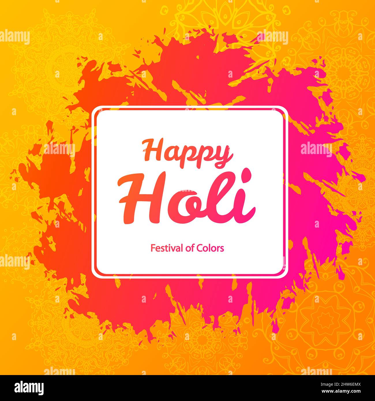 Happy holi.Spring festival of color.Indian holiday.Concept of a banner ...