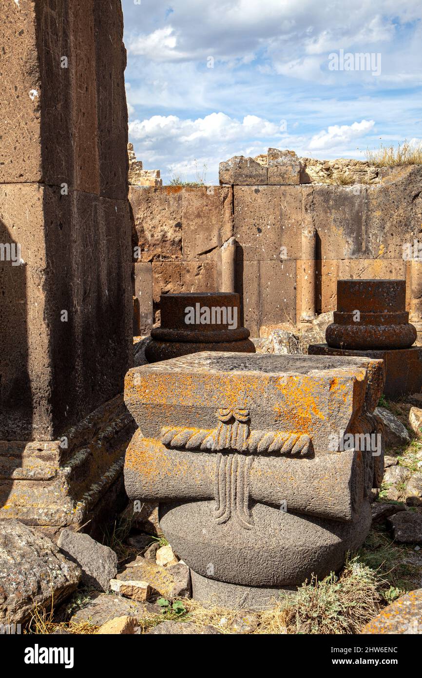Ani Ruins of ancient city in Turkey Stock Photo - Alamy