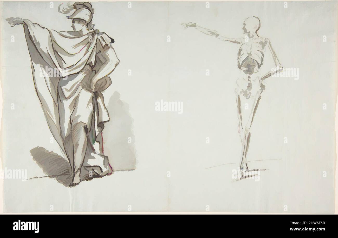Art inspired by Anatomical drawing, 18th century, Pen and ink, brush ...
