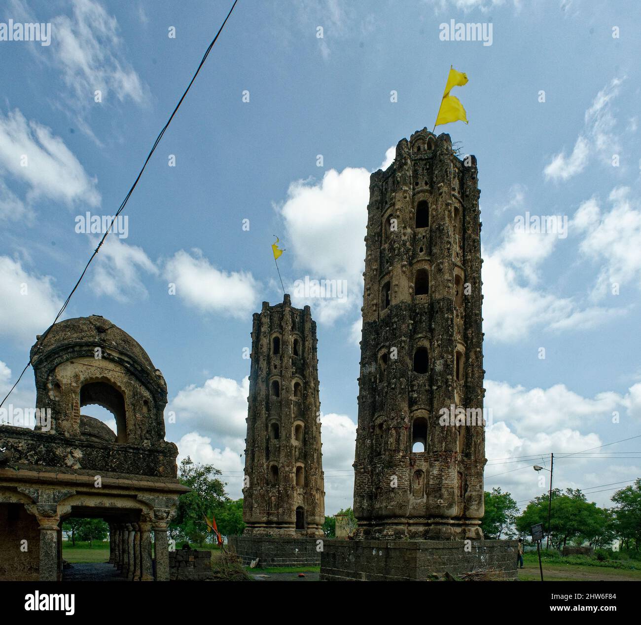 Two huge Deepmala of Khandoba mandir(Temple) at Beed state Maharashtra ...