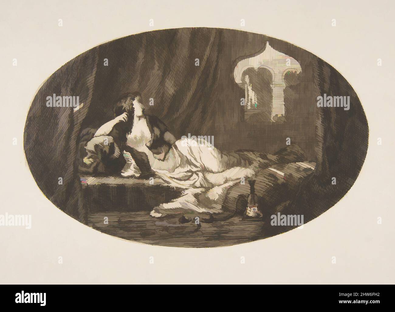 Art inspired by Odalisque Reclining in a Harem, 1850–1914, Prints ...
