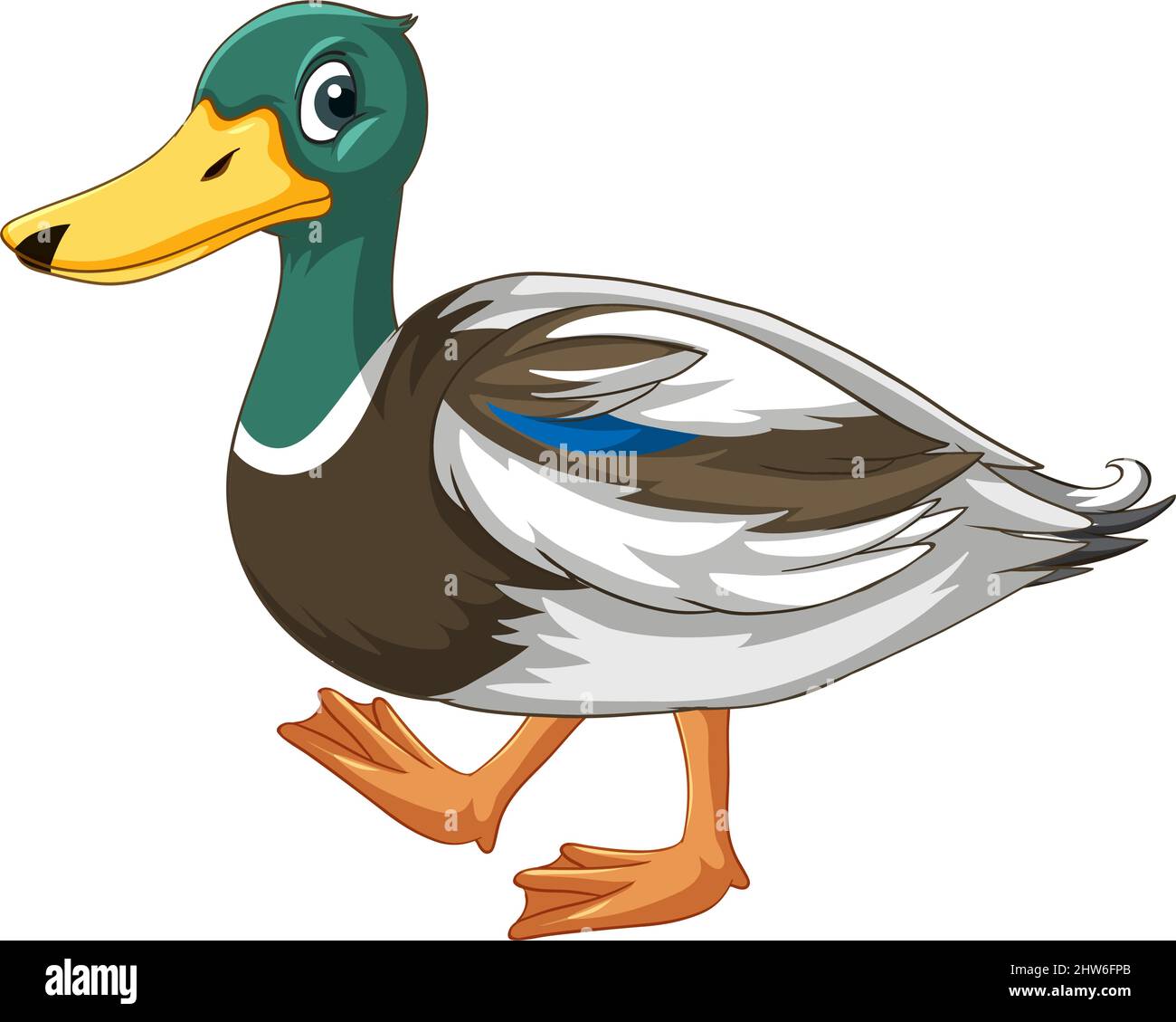 Little duck on the water Cut Out Stock Images & Pictures - Alamy