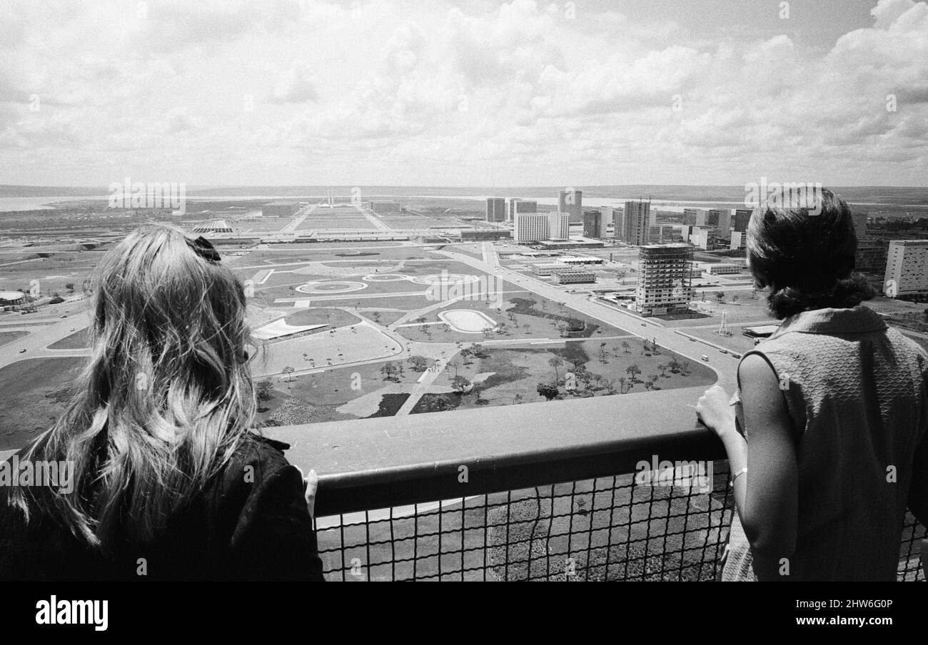 A view of Brasilia , the planned city that became Brazil's capital in ...