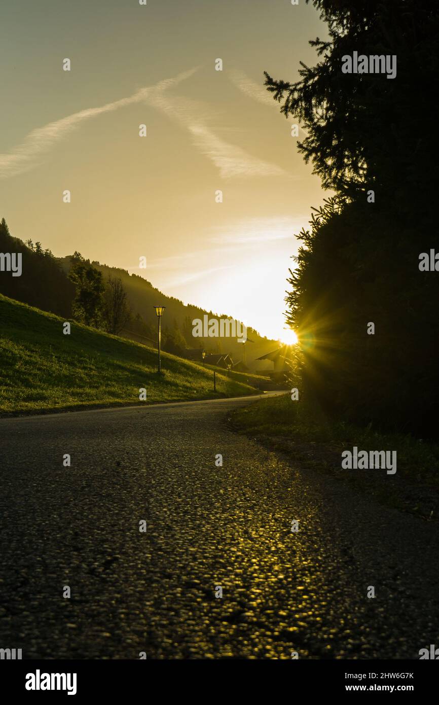 Street light coming on hi-res stock photography and images - Alamy