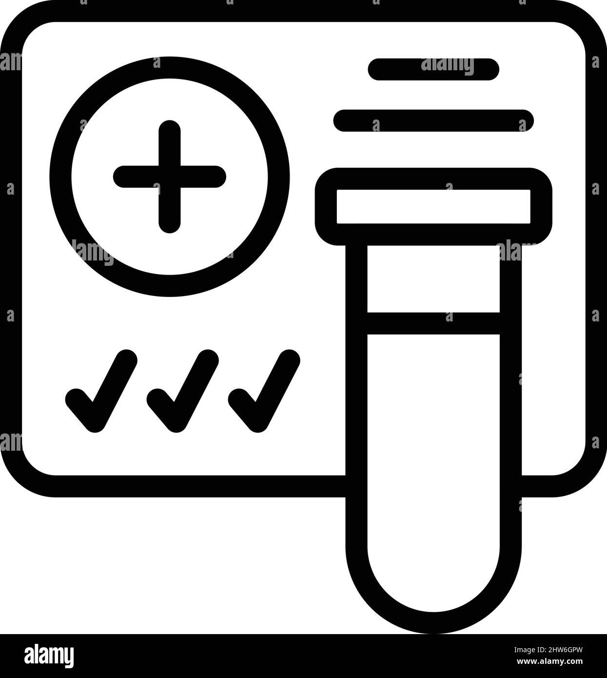 Qr code pcr test Stock Vector Images - Alamy