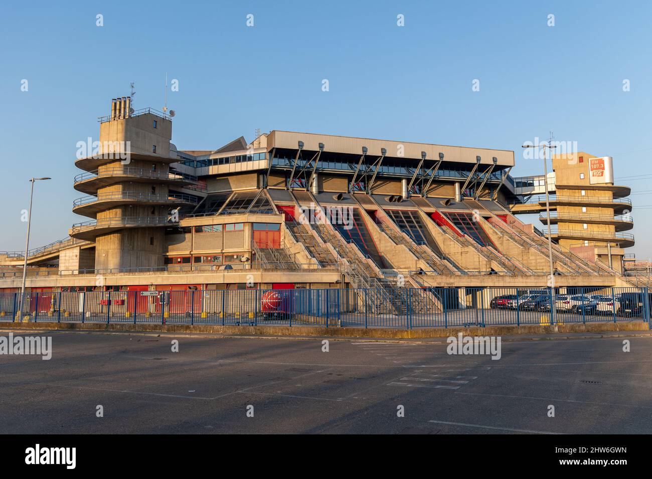 Milan, Italy - march 3 2022 - external view of the arena Mediolanum ...