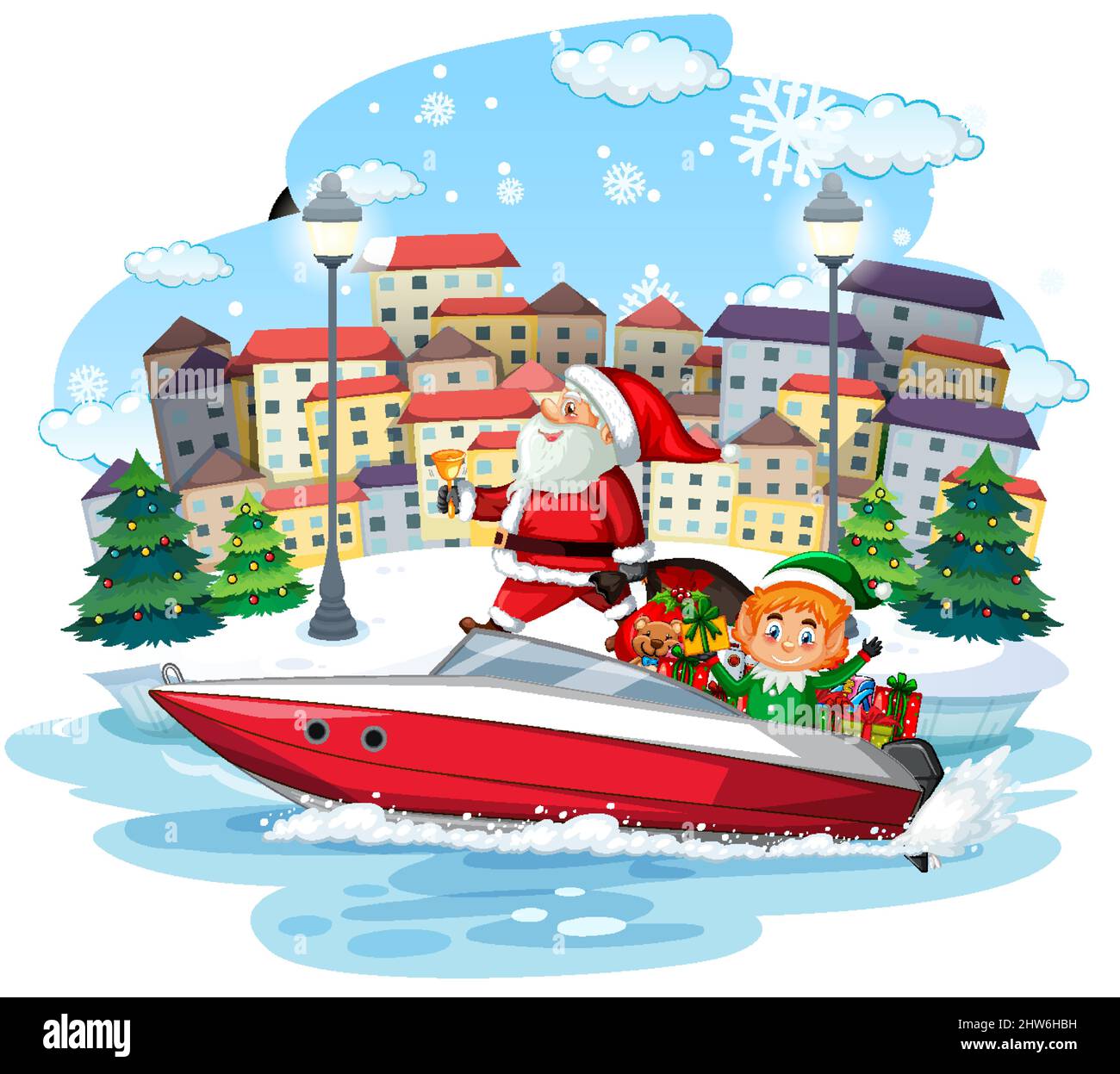 Frost boat Stock Vector Images - Alamy