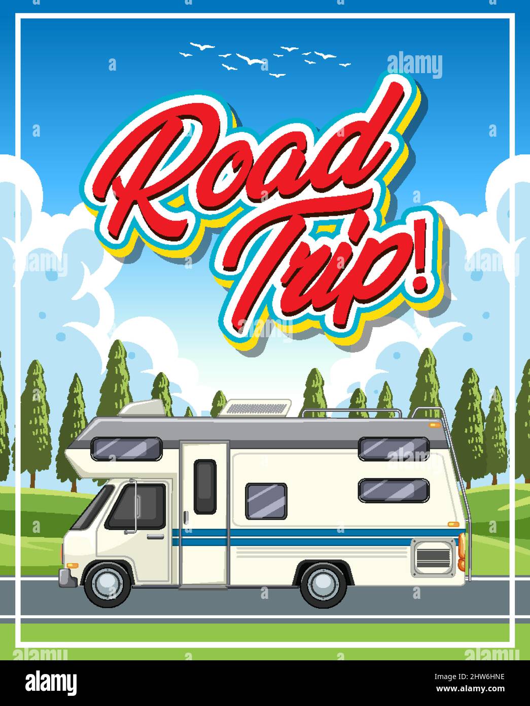 Rv Road Trip Clip Art