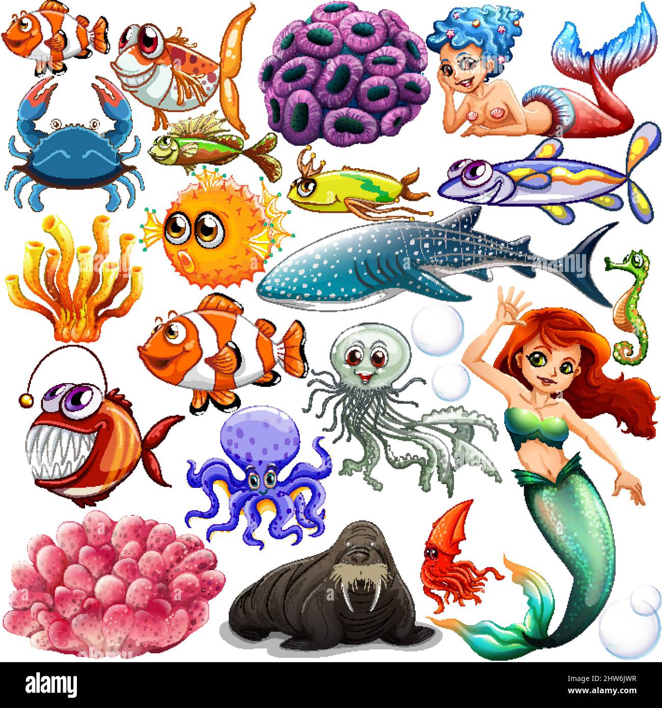 Types of whale Stock Vector Images - Alamy