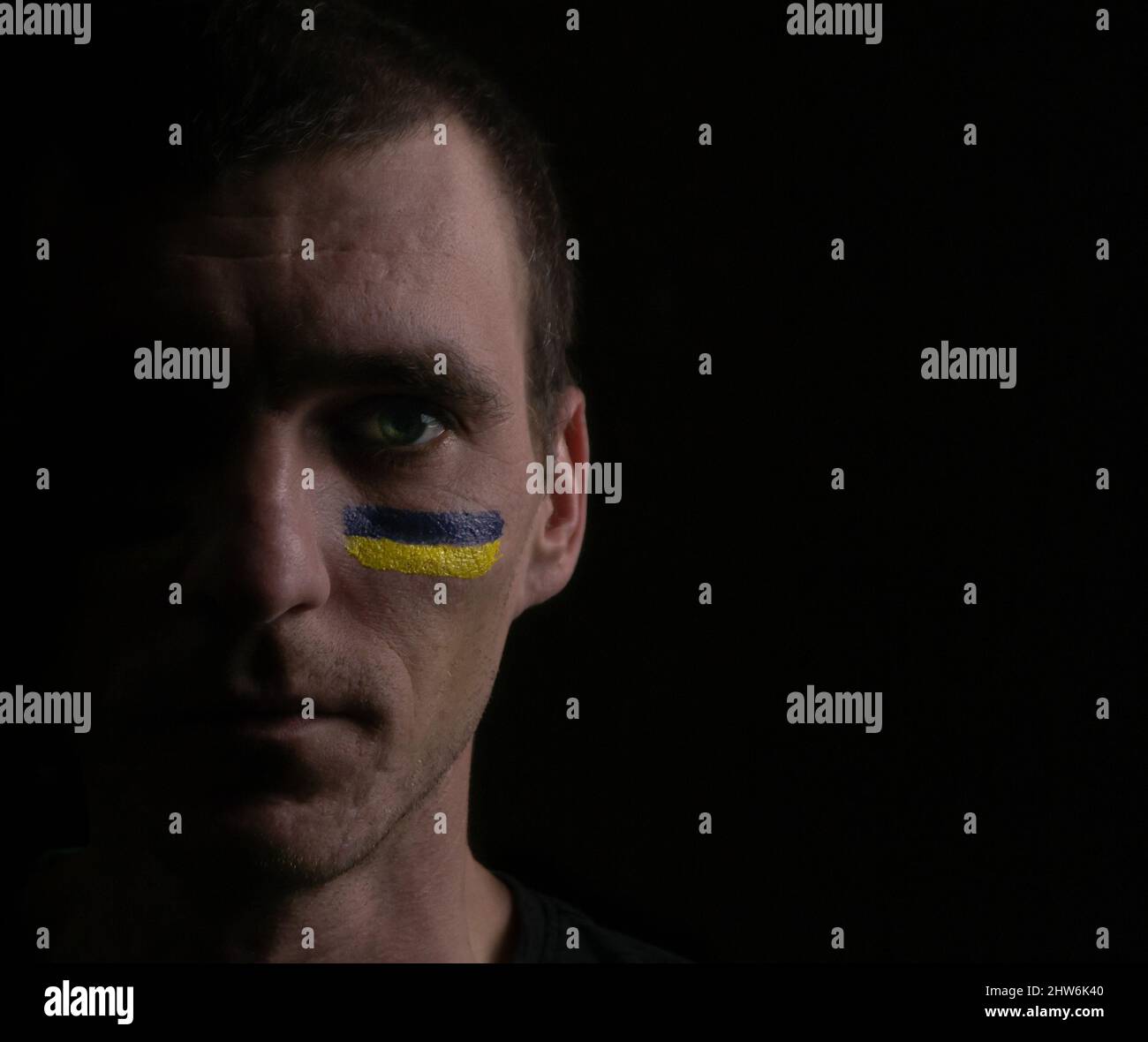 Ukrainian face paint hi-res stock photography and images - Alamy