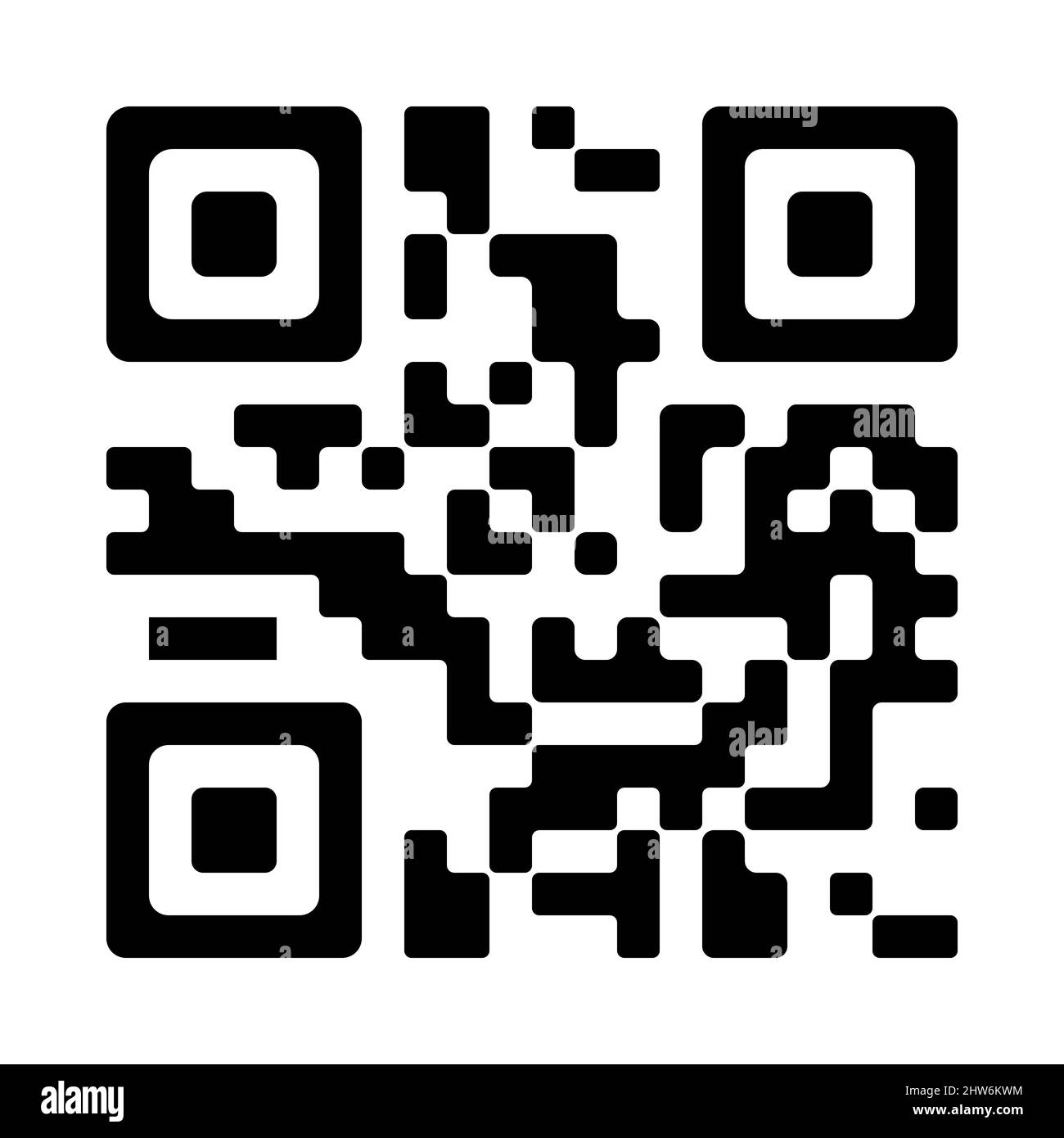 Qr code sample vector abstract icon isolated on white background ...