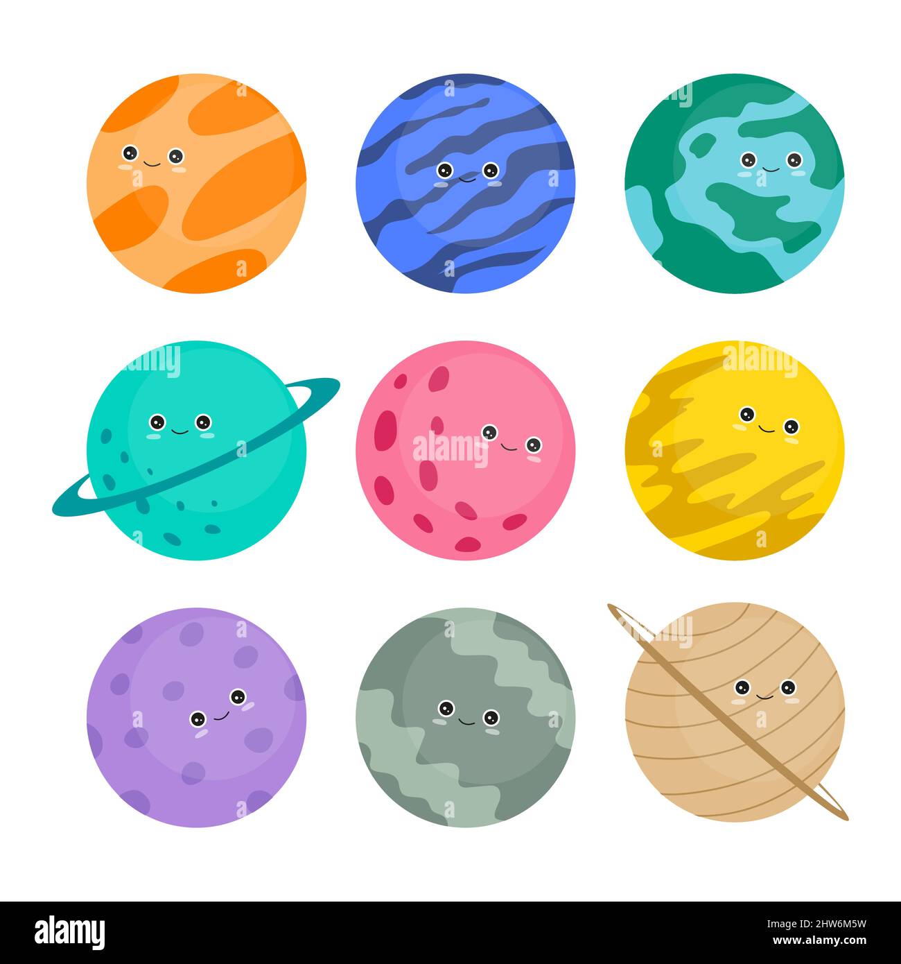 Collection of planets Stock Vector Image & Art - Alamy
