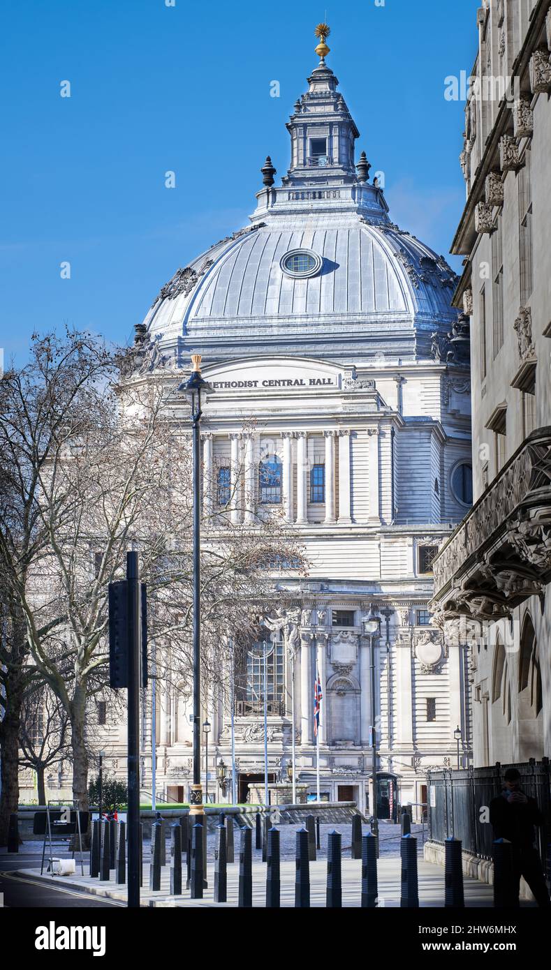 Methodist Central hall (headquarters of the Methodist Christian church ...