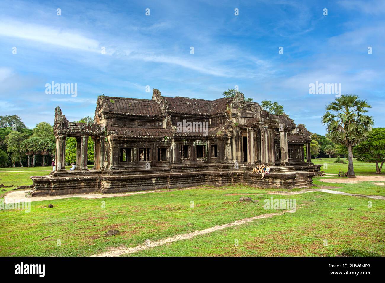 Ancient Khmer architecture ,Ta Prohm temple ruins hidden in jungle in ...