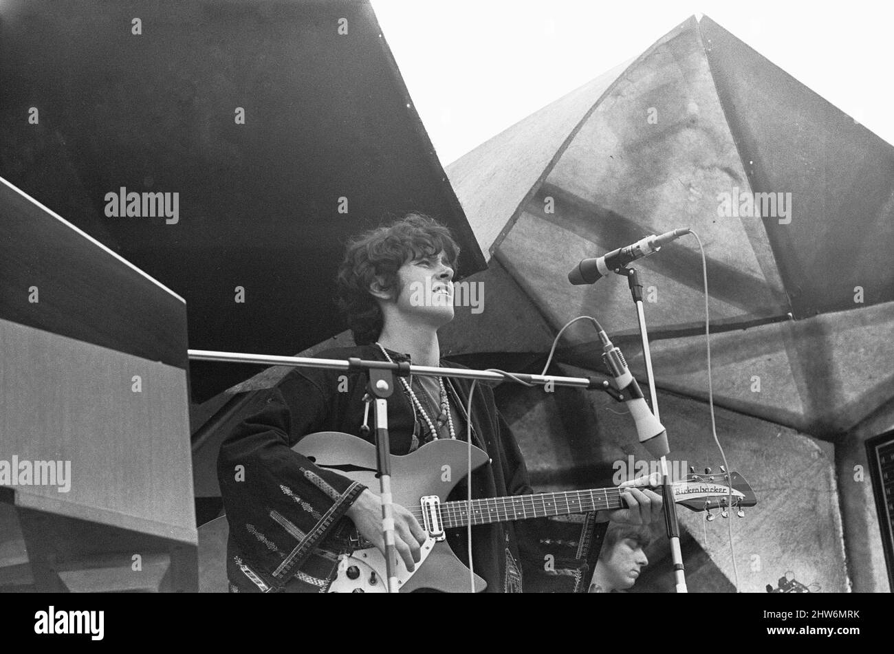 Donovan performing on stage at the 1967 National Jazz and Blues ...
