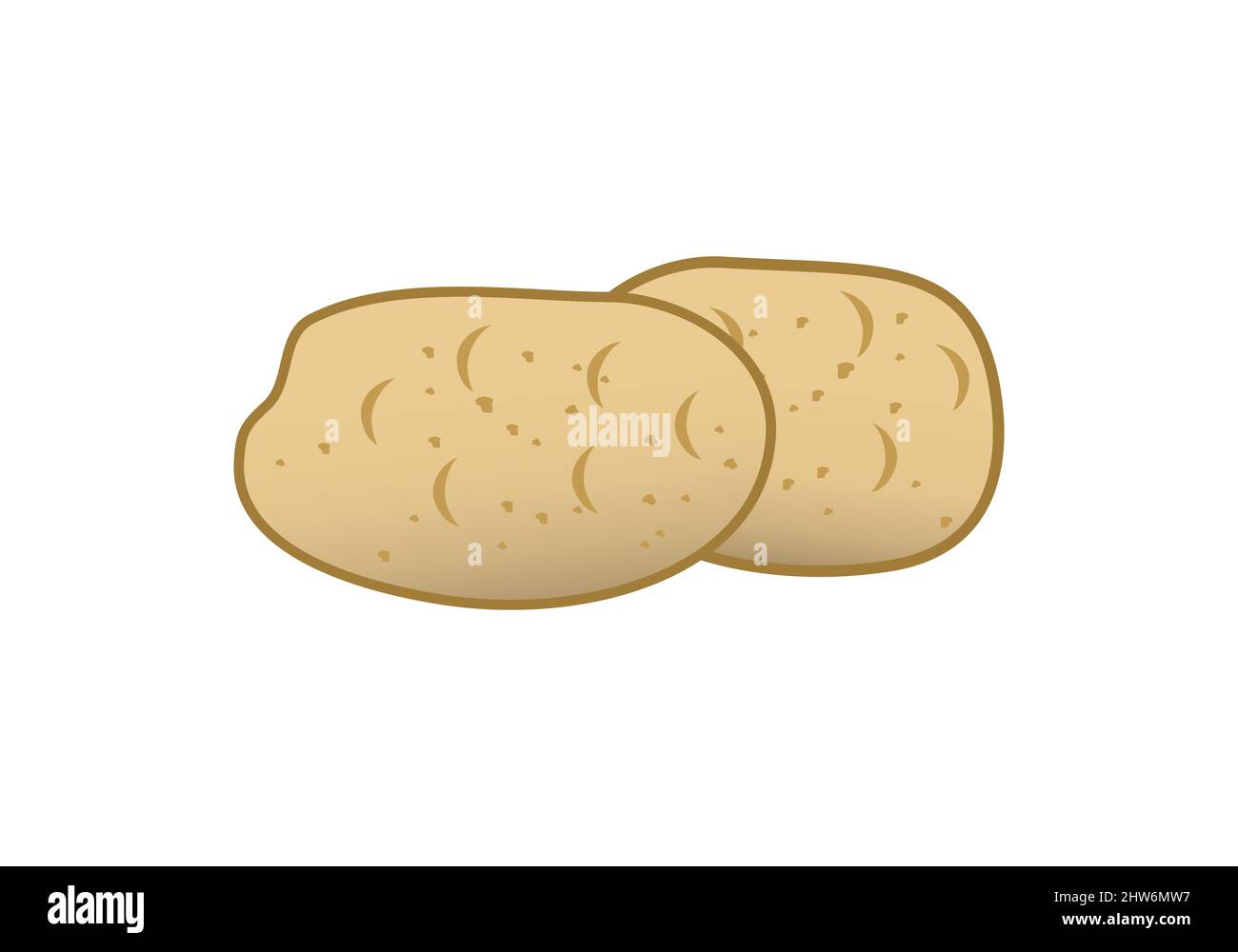 Potatoes design illustration vector eps format , suitable for your ...