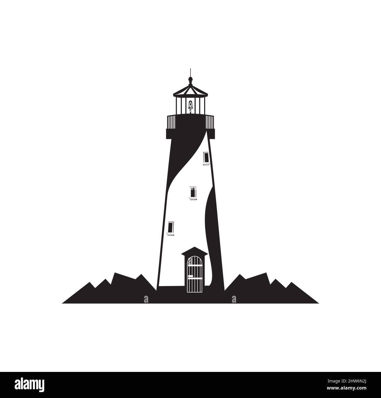 Lighthouse design illustration vector eps format , suitable for your ...