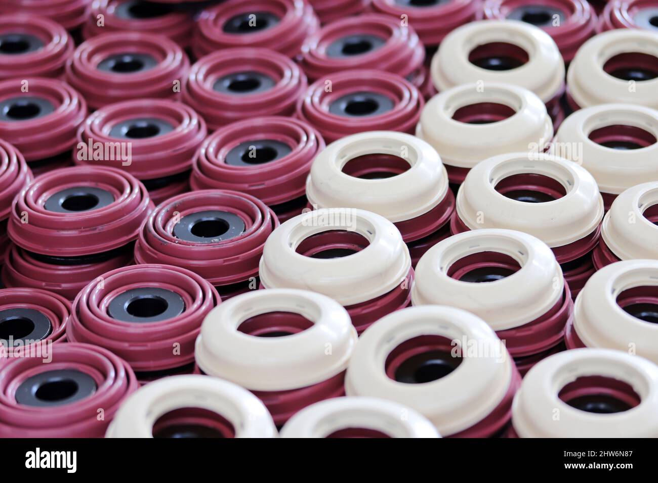 vehicle brake systems plastic parts manufacturing Stock Photo - Alamy