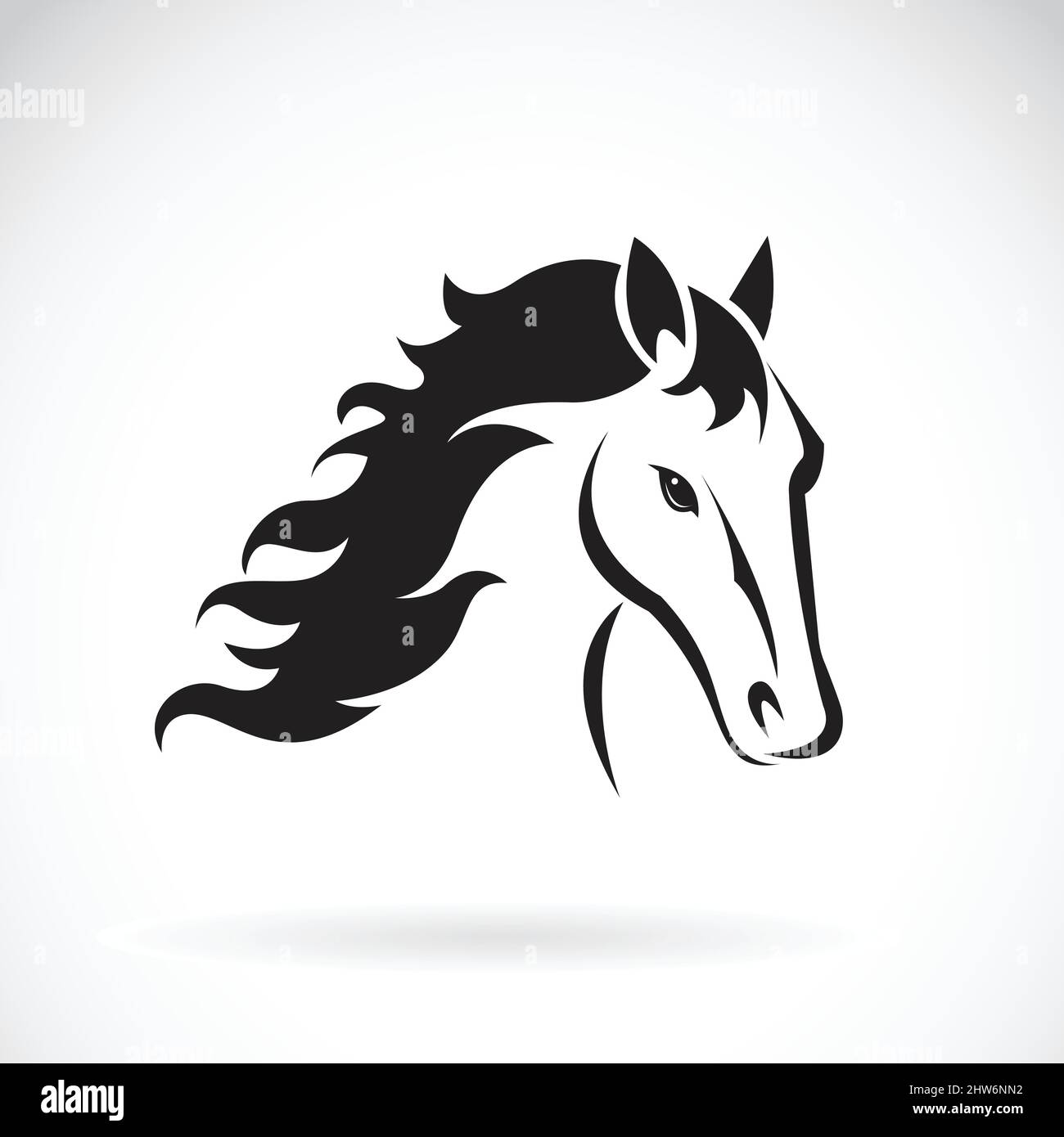 Simple Horse Head Design