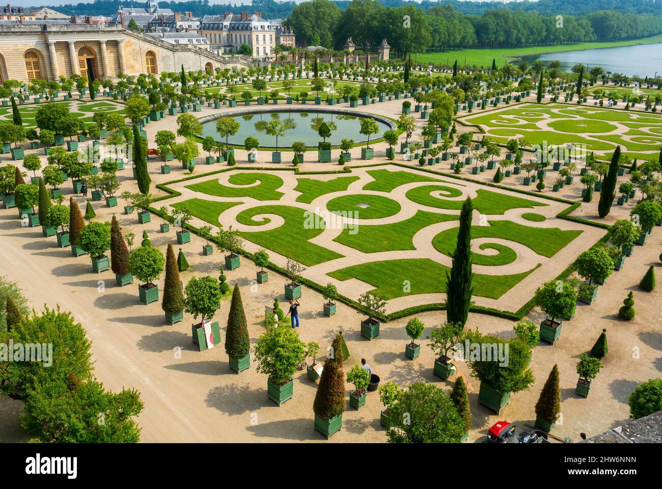 Versailles, France, High Angle View, Scenic, French Garden, near ...