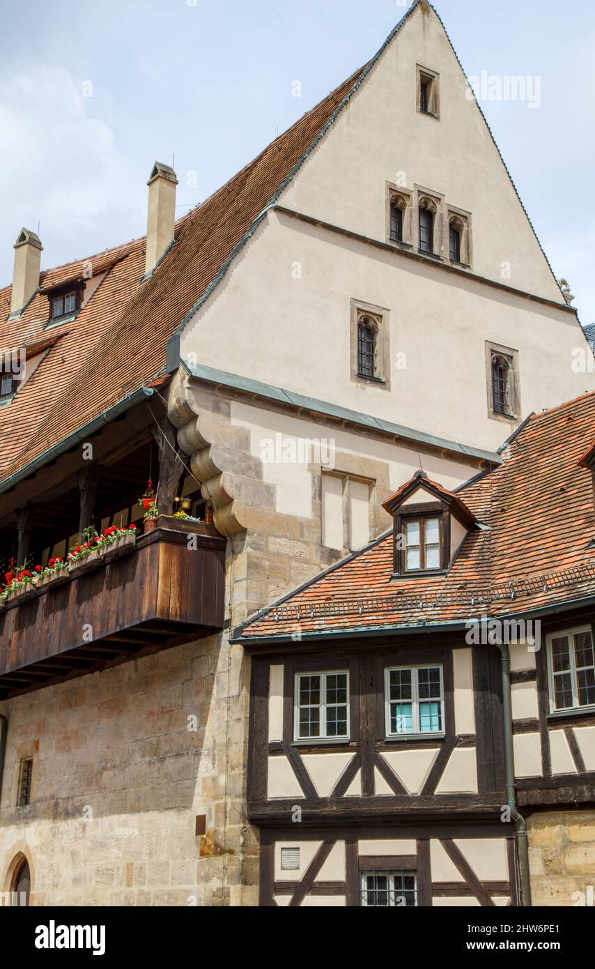 Vertical shot of Medieval houses in Bamberg, Germany Stock Photo - Alamy