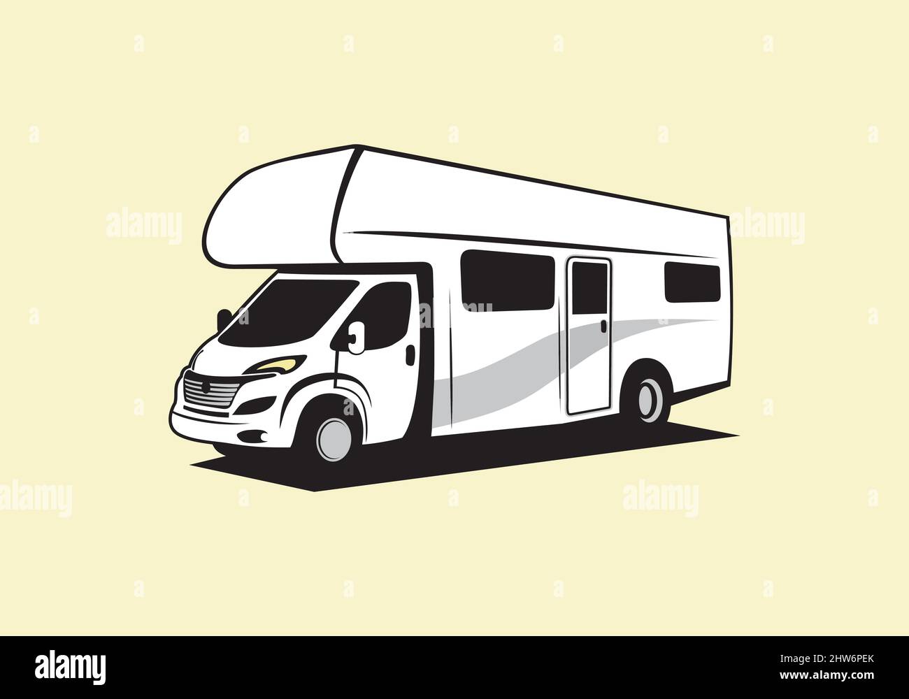 RV Recreational Vehicle design illustration vector eps format ...