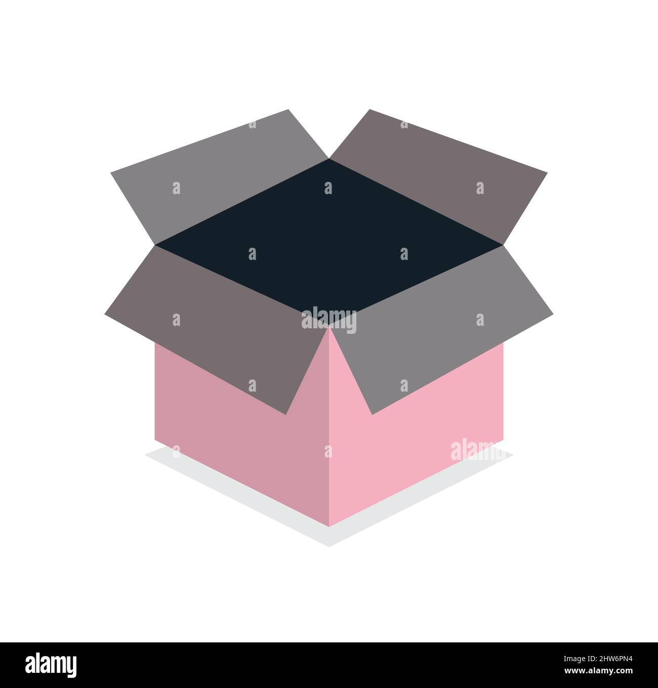 Pink box symbol logo design illustration vector eps format , suitable ...