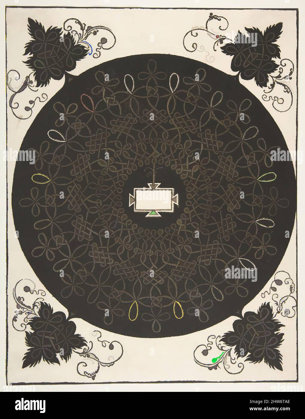 Art inspired by “The First Knot”. Interlaced Roundel with an Oblong ...
