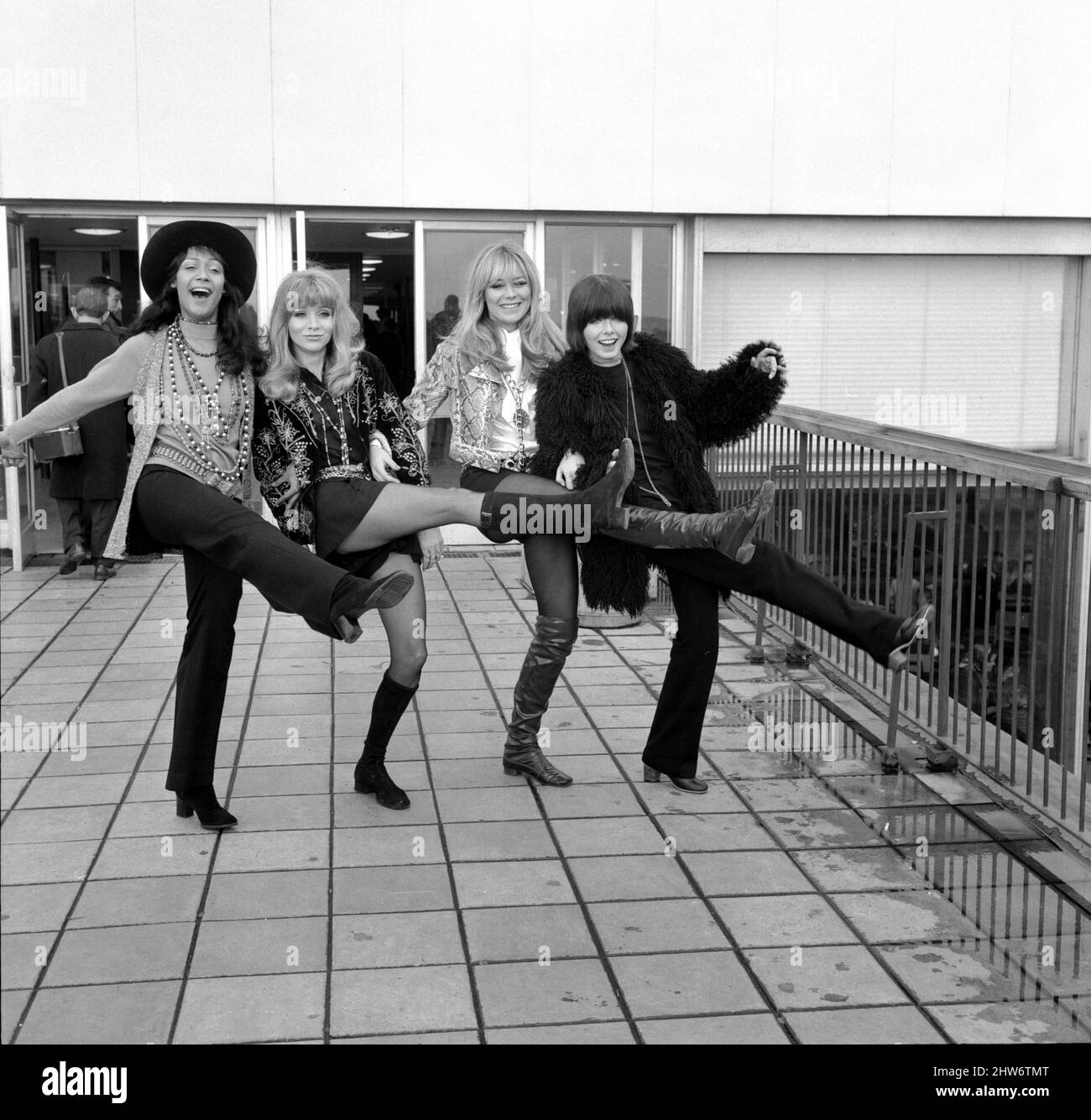 ( Left to right) "The Touchables" Esther Anderson, Judy Huxtable ...