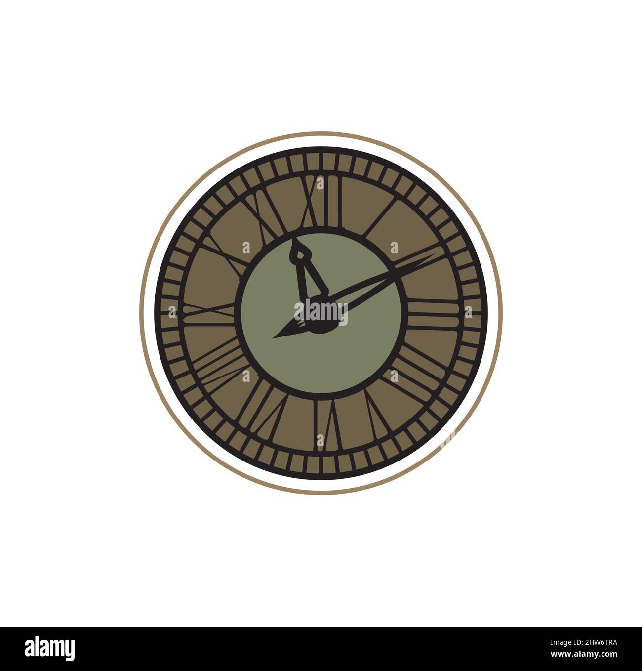 Classic clock design illustration vector eps format , suitable for your ...