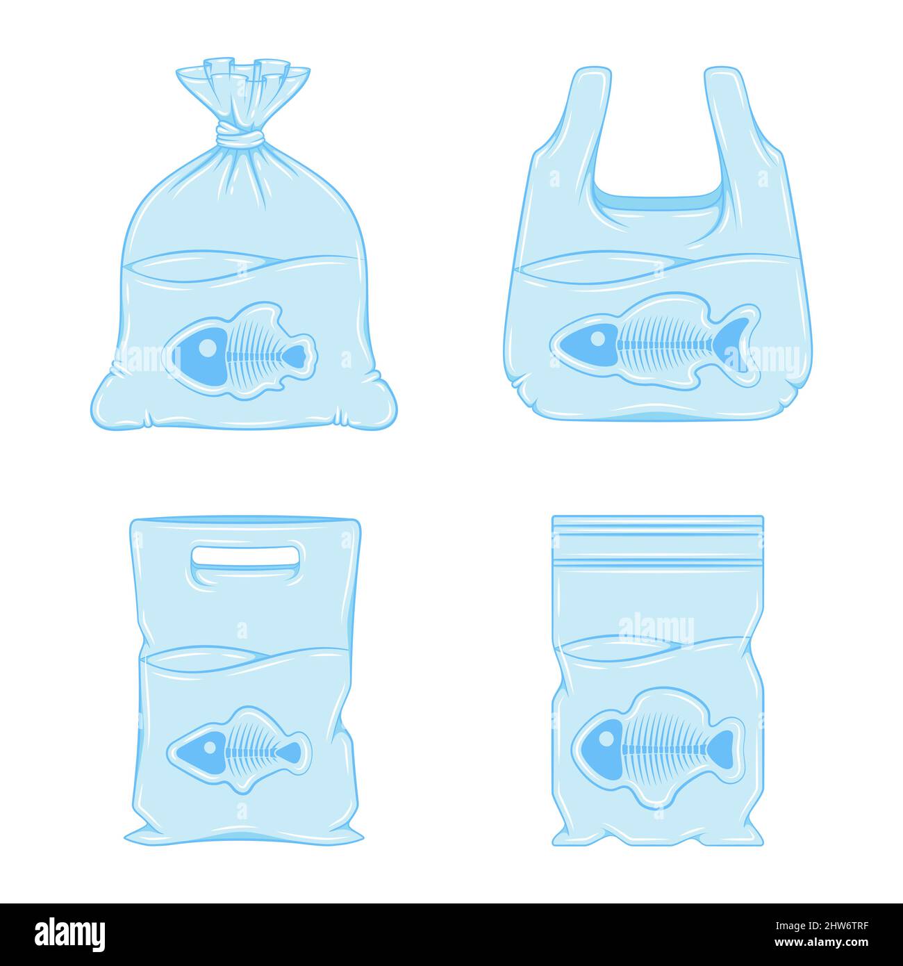 Bagged trash Stock Vector Images - Alamy