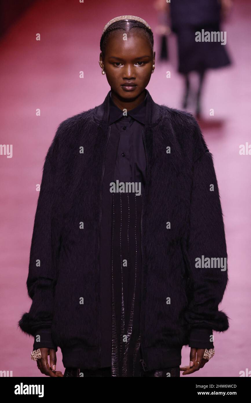 A model walks the runway during the Dior Ready to Wear Fall/Winter 2022 ... A model walks the runway during the Dior Ready to Wear Fall/Winter 2022 ...