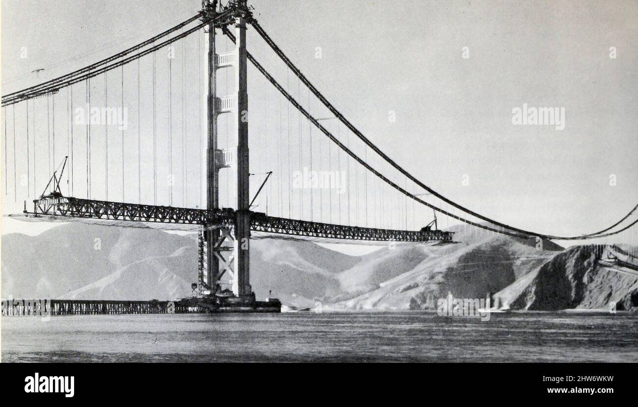 Golden Gate Bridge Construction