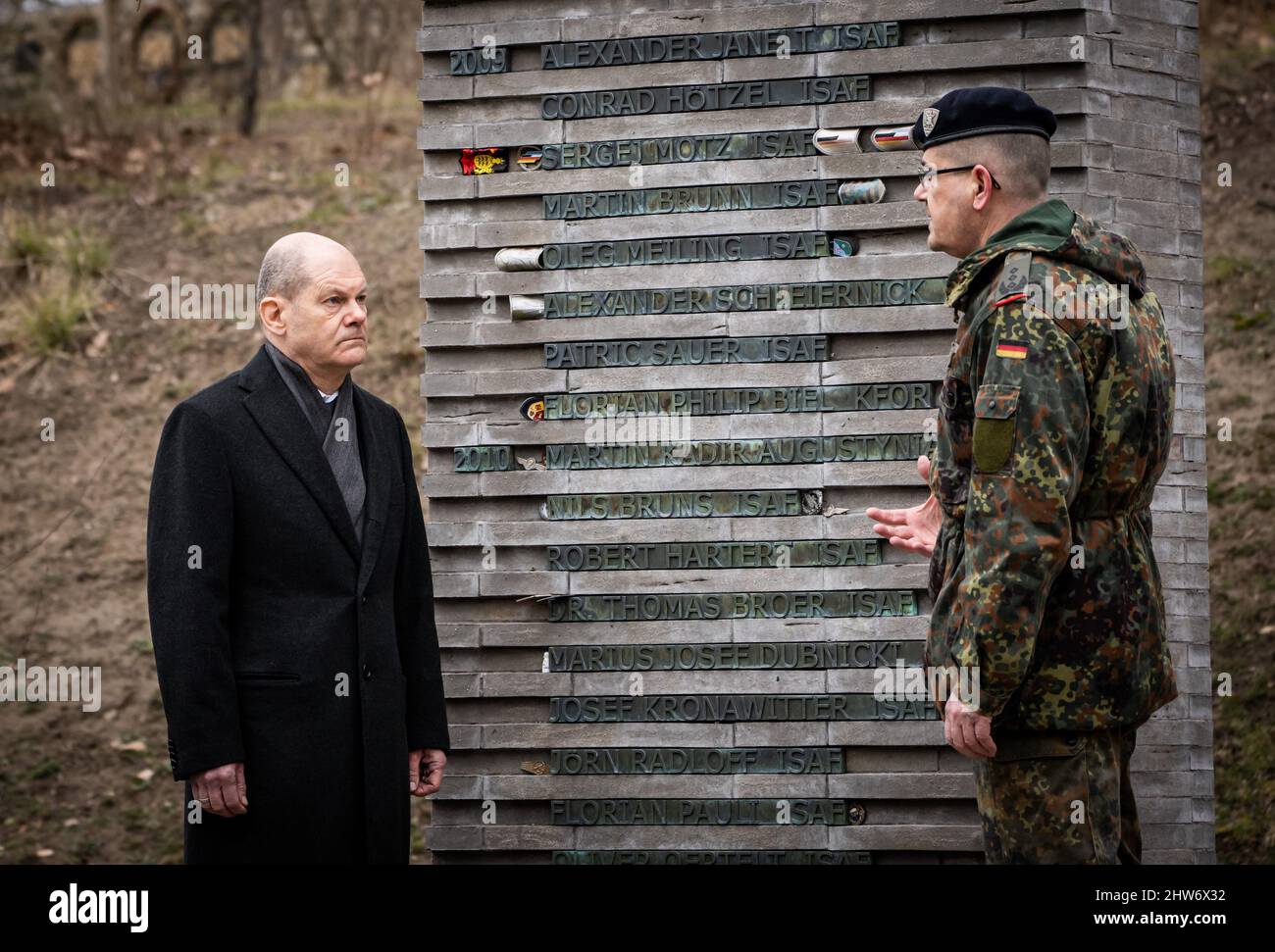 Schwielowsee, Germany. 04th Mar, 2022. German Chancellor Olaf Scholz ...