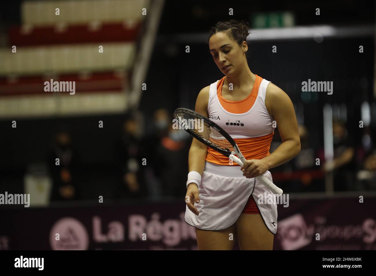 Martina TREVISAN (ITA) during the Open 6eme Sens, Metropole de Lyon ...