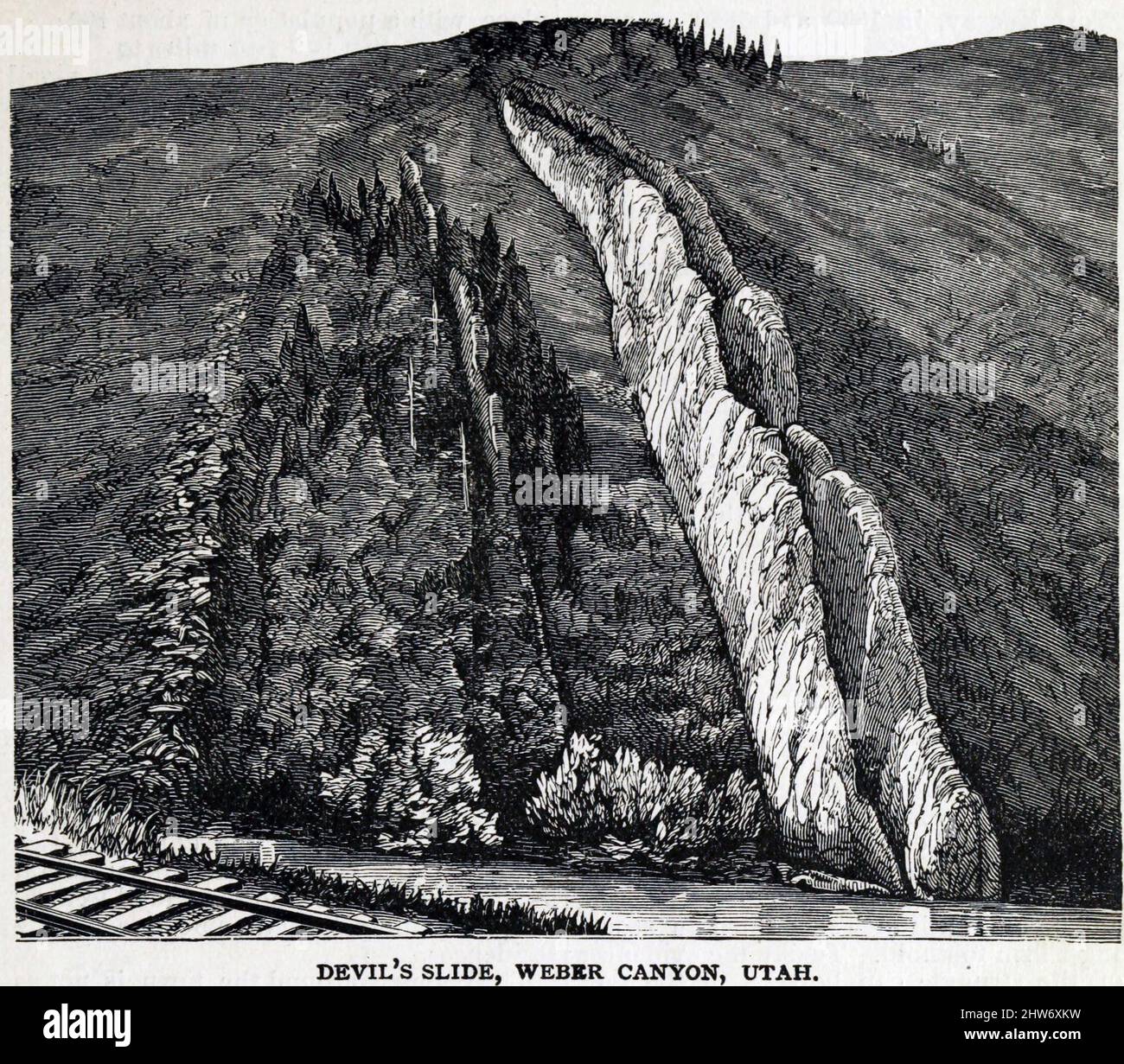 Utah the devils slide hi-res stock photography and images - Alamy