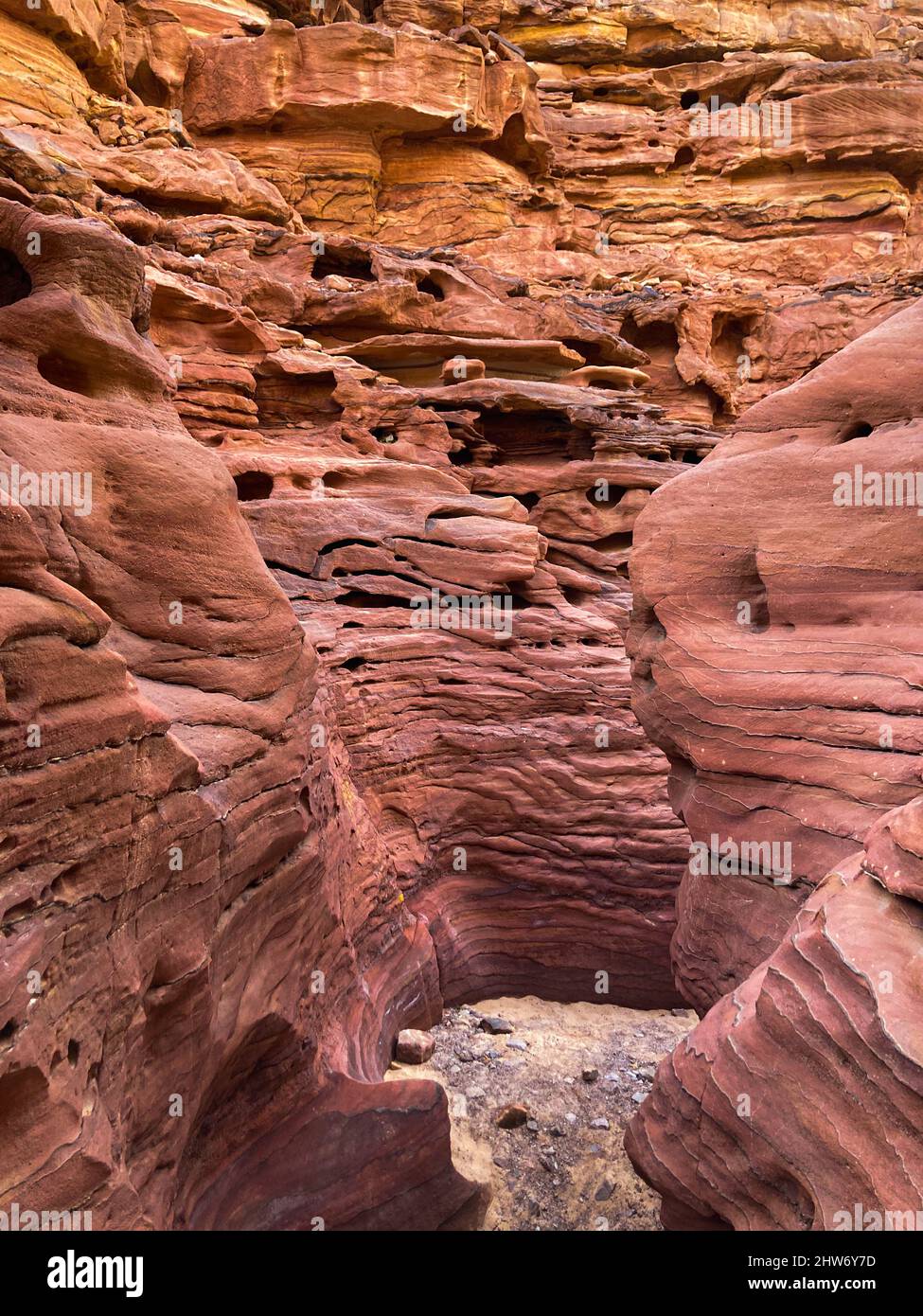 Beautiful shot of the Colored Canyon in Sinai Stock Photo - Alamy