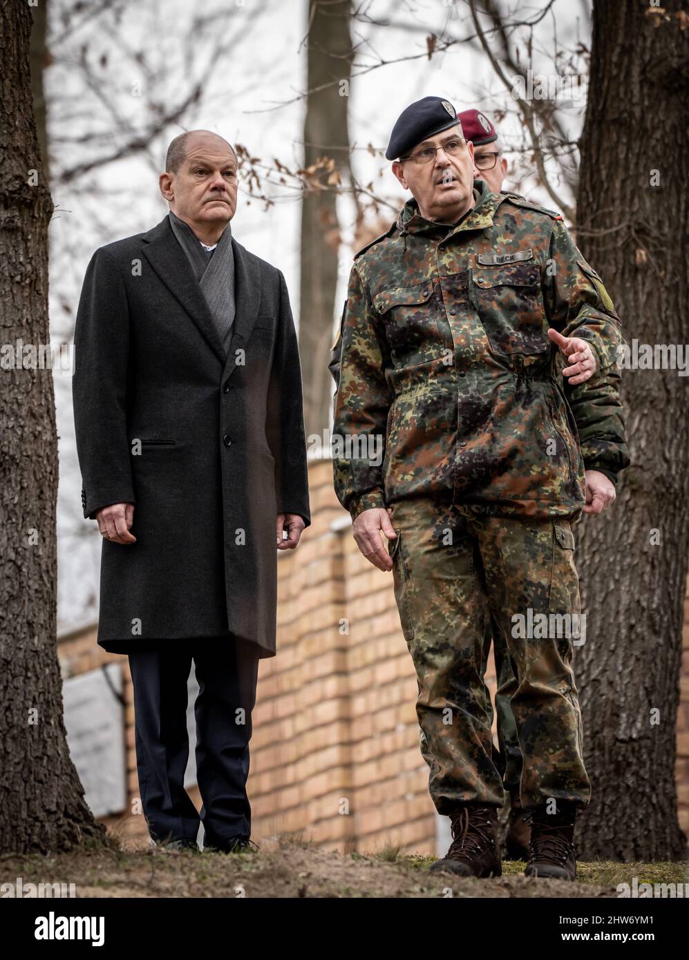Schwielowsee, Germany. 04th Mar, 2022. German Chancellor Olaf Scholz ...