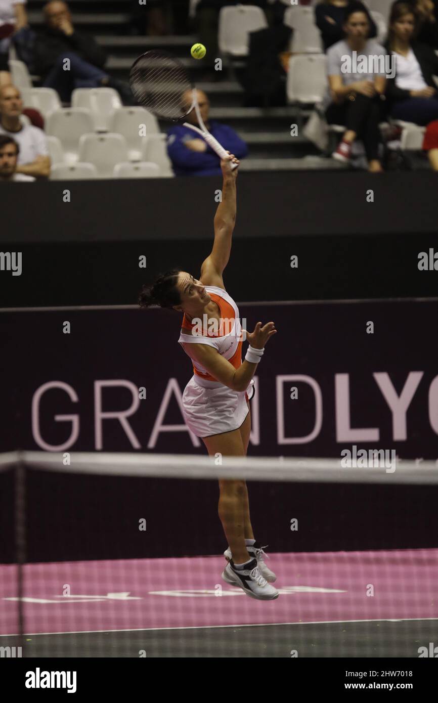 Martina TREVISAN (ITA) during the Open 6eme Sens, Metropole de Lyon ...