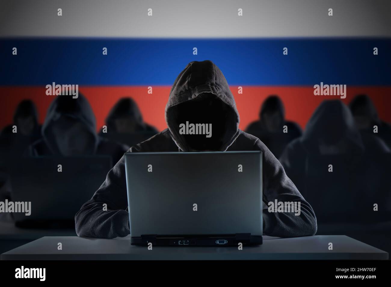Russian cyber hackers background hi-res stock photography and images ...
