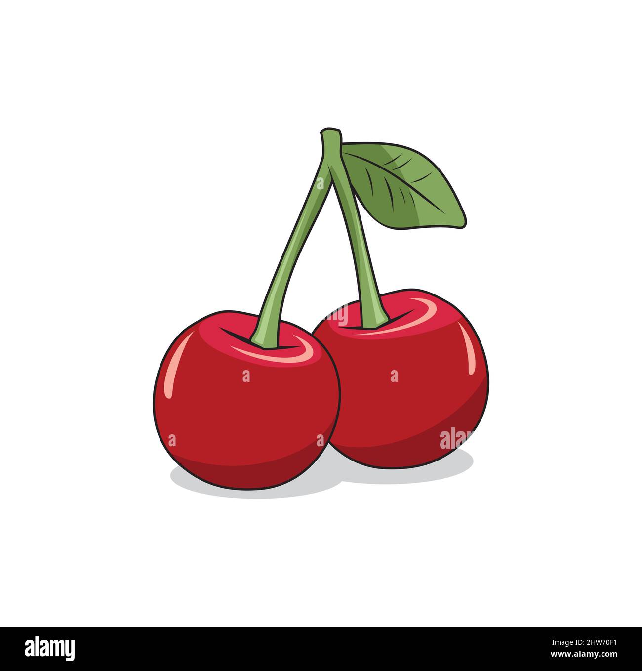 Cherry design illustration vector eps format , suitable for your design ...