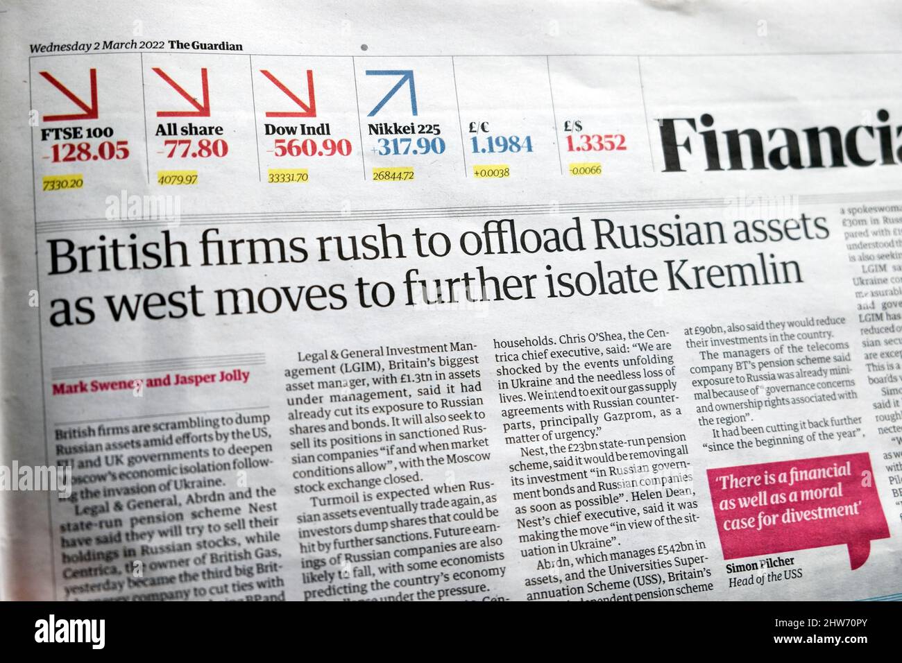 Russian newspaper articles hi-res stock photography and images - Alamy