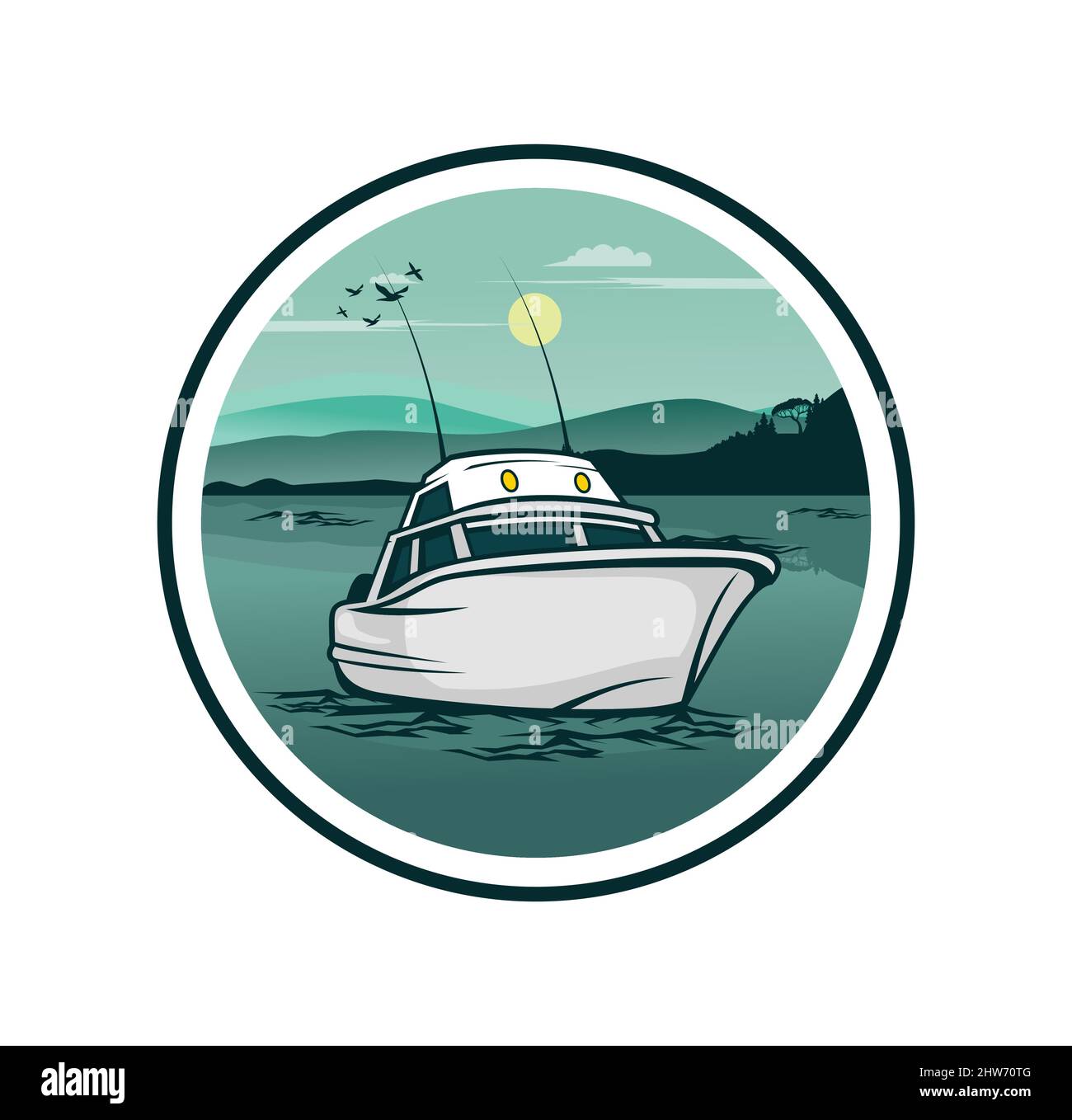 Boat storage logo design illustration vector eps format , suitable for ...