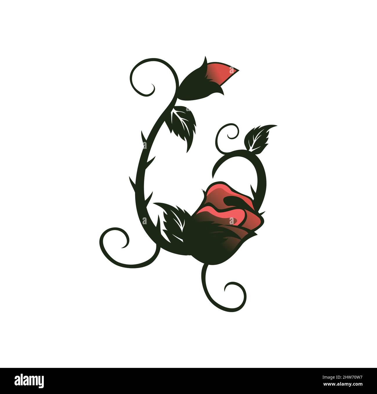 Rose flower design illustration vector eps format , suitable for your ...