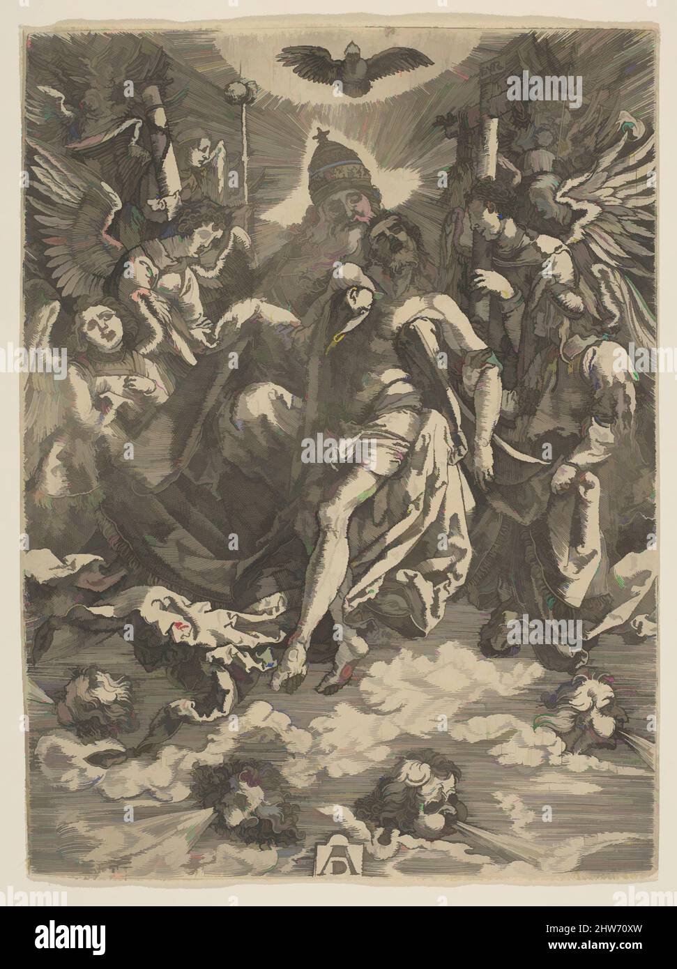 Art inspired by The Holy Trinity (reduced copy), n.d., Engraving, Sheet ...