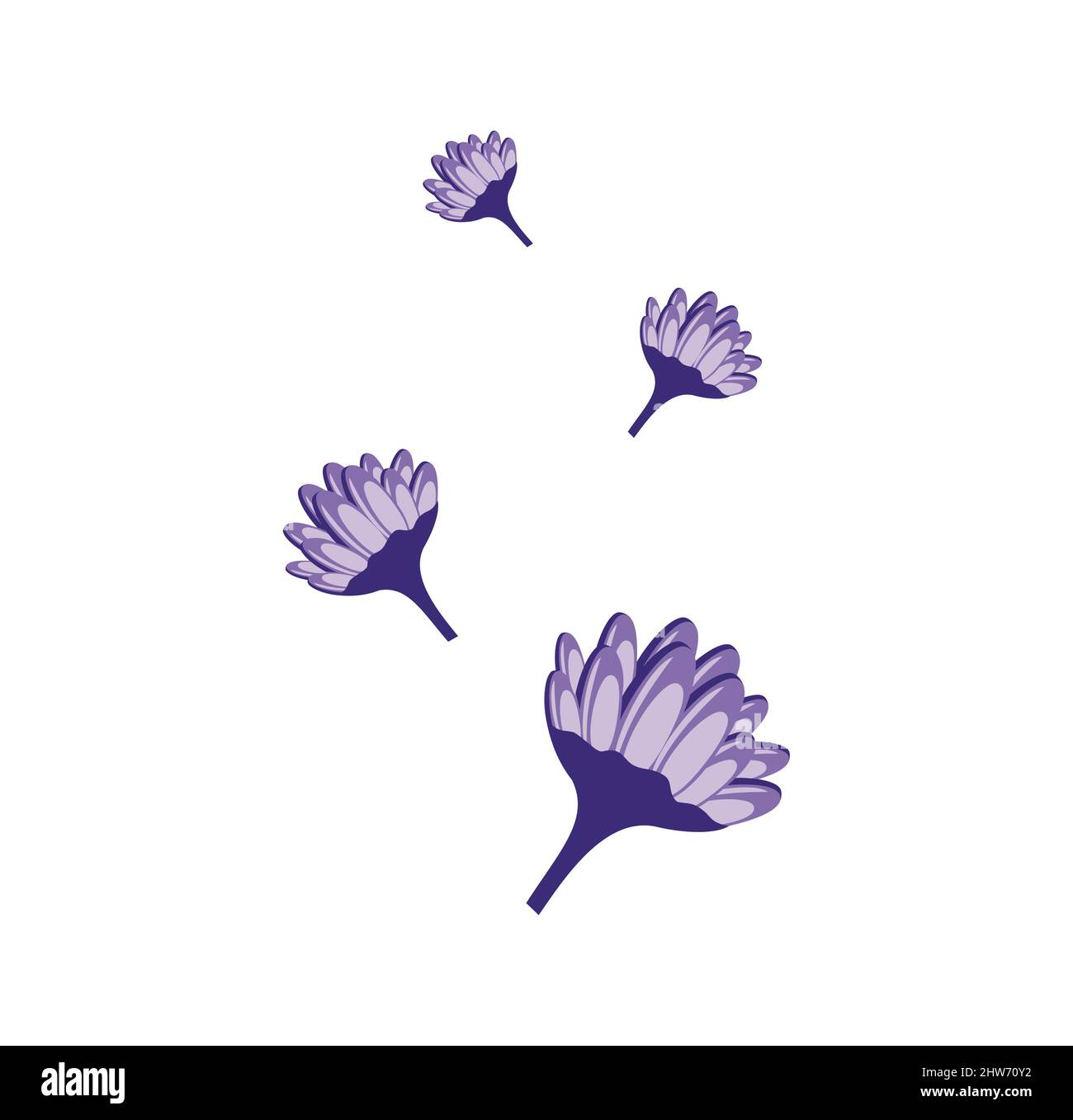 Lavender flower design illustration vector eps format , suitable for ...