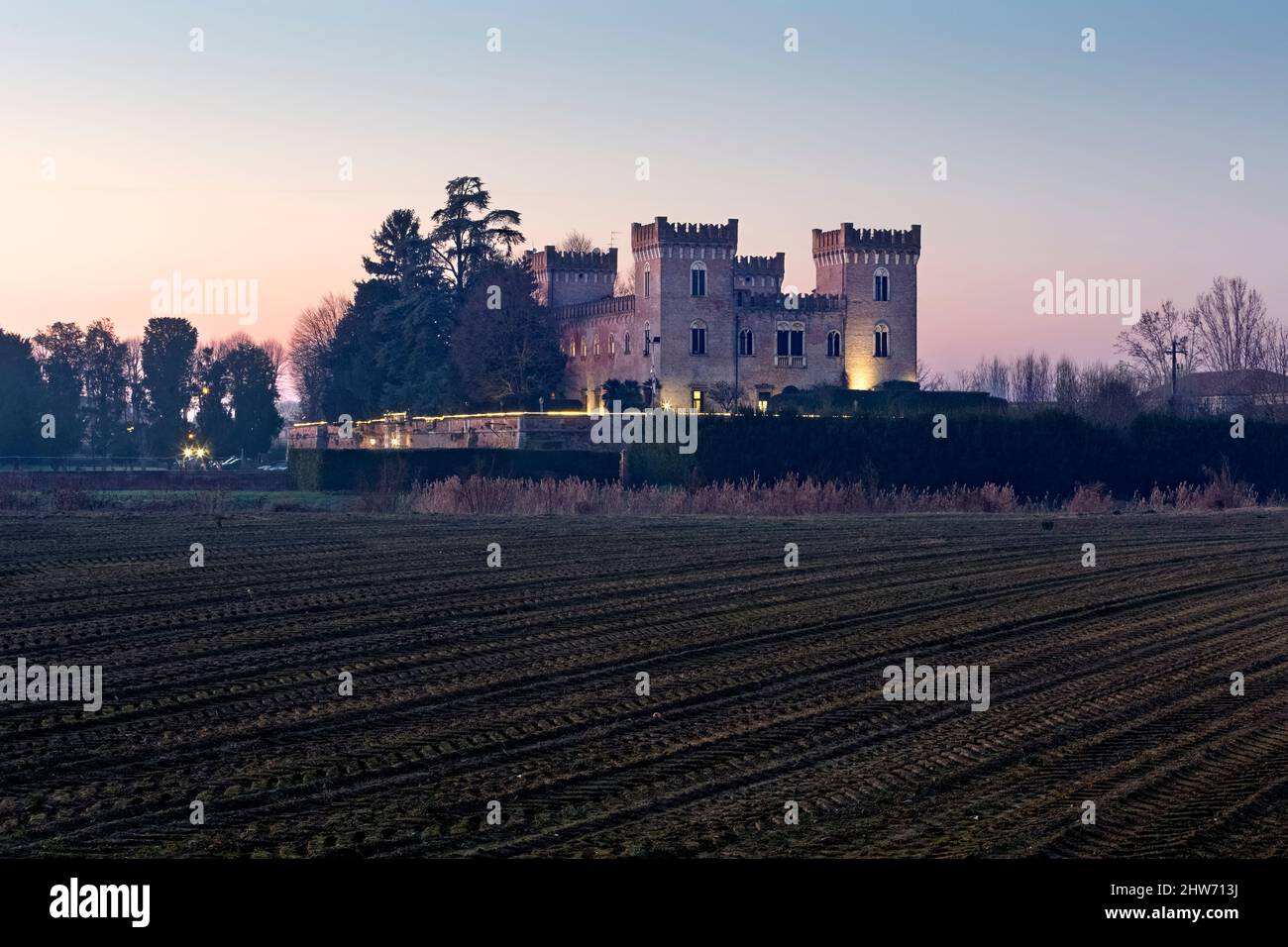 The medieval castle of Bevilacqua was transformed in 1532 into a noble ...