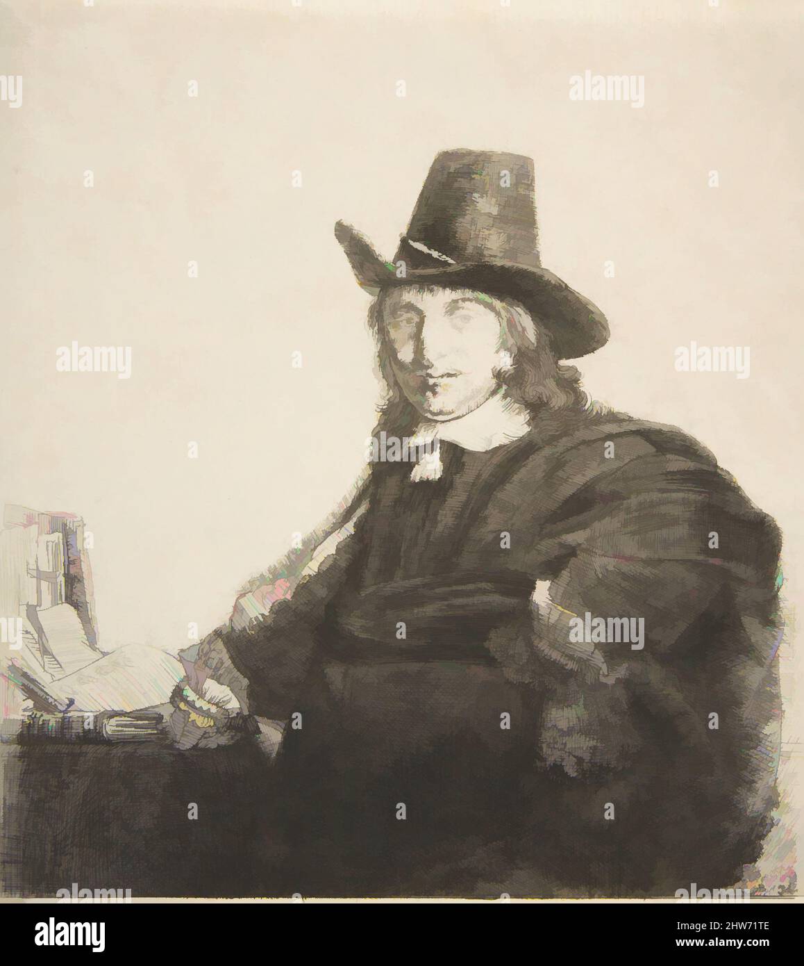 Art inspired by Jan Asselijn, Painter (Krabbetje), ca. 1646, Etching ...