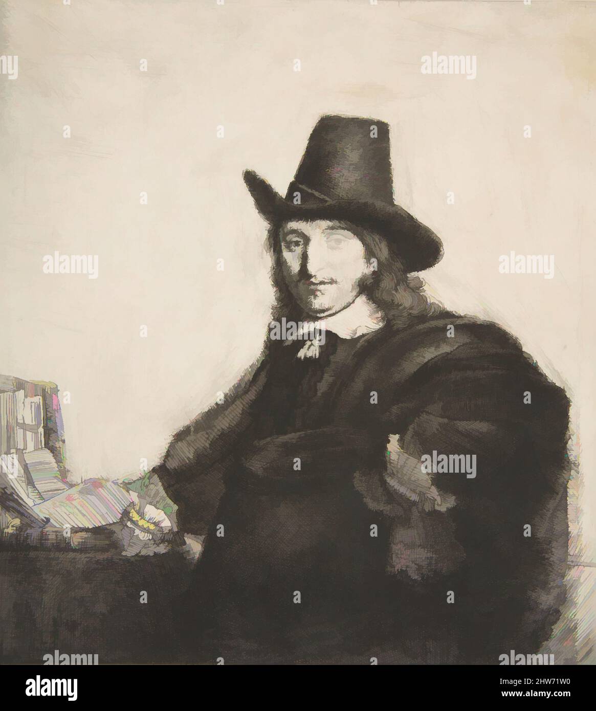 Art inspired by Jan Asselijn, Painter (Krabbetje), ca. 1646, Etching ...